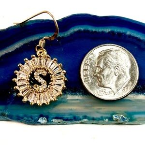 jasmines jewels | Jewelry | Initial S Earrings Letter S Personalized S ...